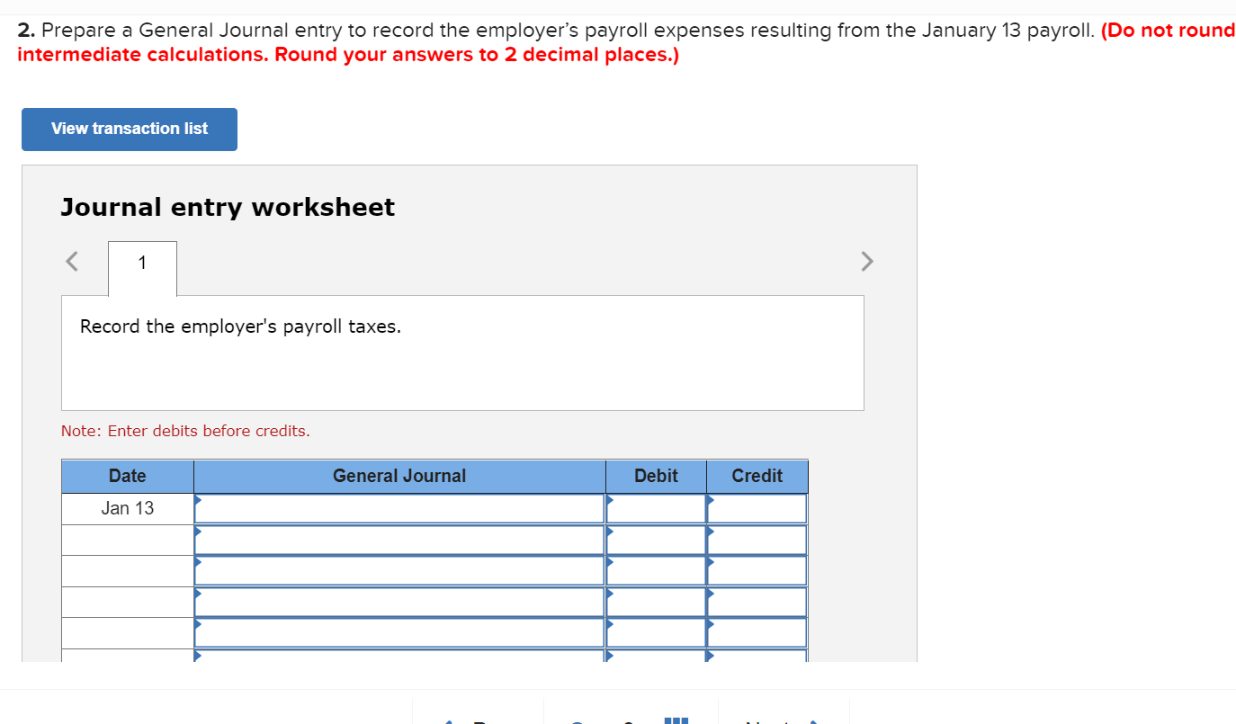 Solved 2. Prepare a General Journal entry to record the | Chegg.com