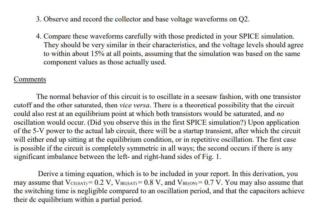Solved Run a 100−μ s PSPICE transient simulation of Fig. 1 | Chegg.com