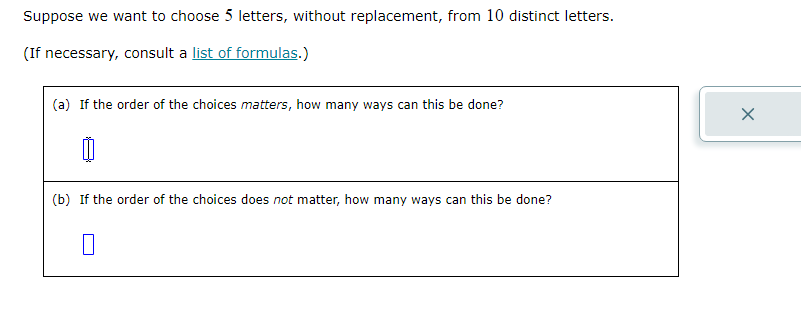 Solved Suppose we want to choose 5 letters, without | Chegg.com