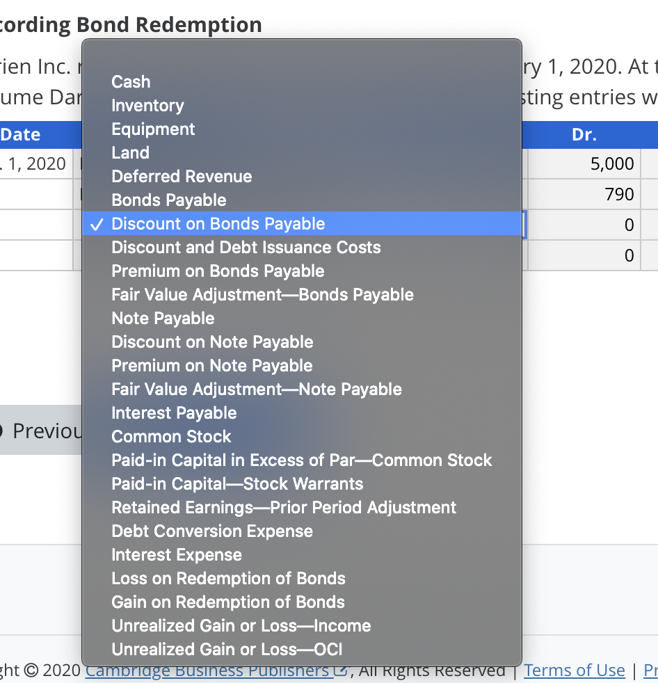 Solved Recording Bond Redemption Darien Inc. redeemed $5,000 | Chegg.com