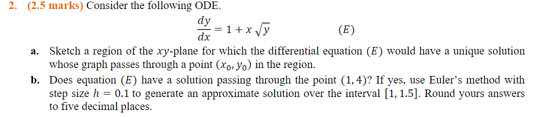 Solved - Be clear, neat, and concise for every single | Chegg.com