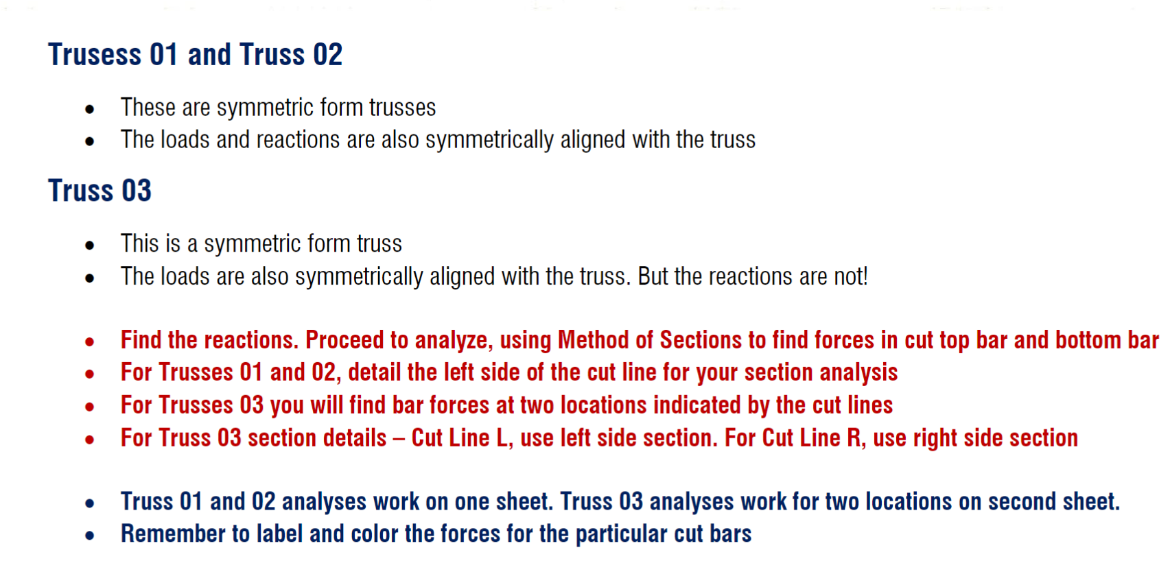 Solved Trusess 01 and Truss 02 - These are symmetric form | Chegg.com