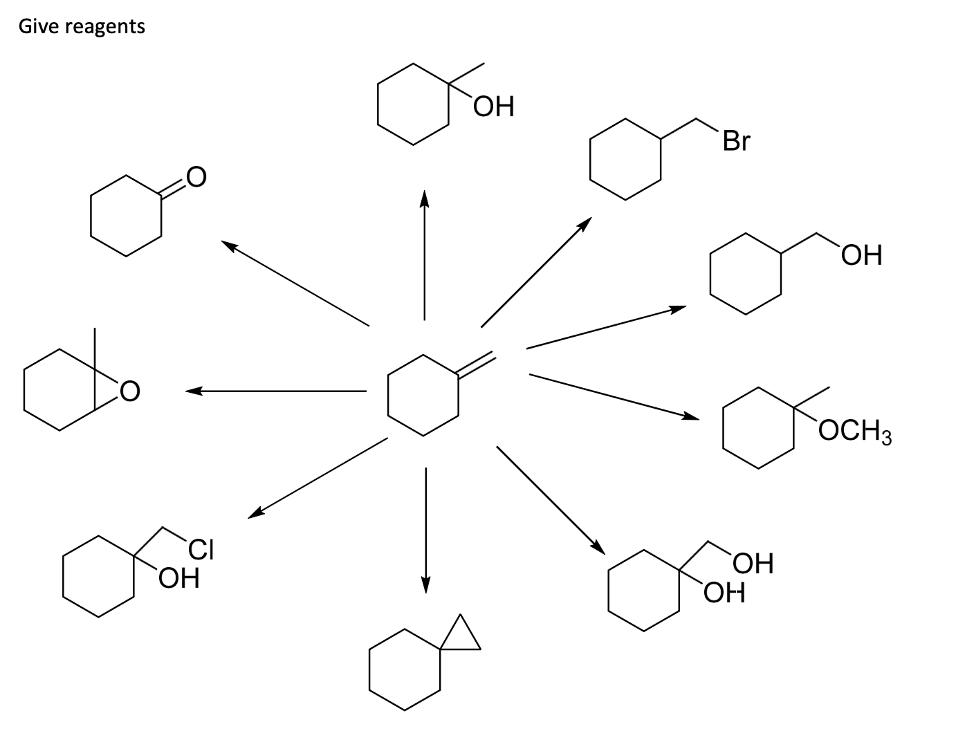 Solved Give reagents | Chegg.com