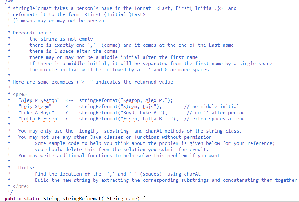 Solved /** * posOfSmallestElementGtOeT returns the position | Chegg.com