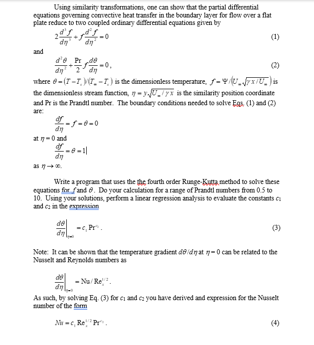 Solved Using similarity transformations, one can show that | Chegg.com