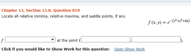Solved Chapter 13, Section 13.8, Question 019 Locate all | Chegg.com