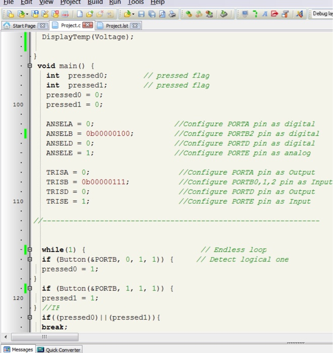 Solved Eile Edit View Project Build Run Iools Help n Start | Chegg.com