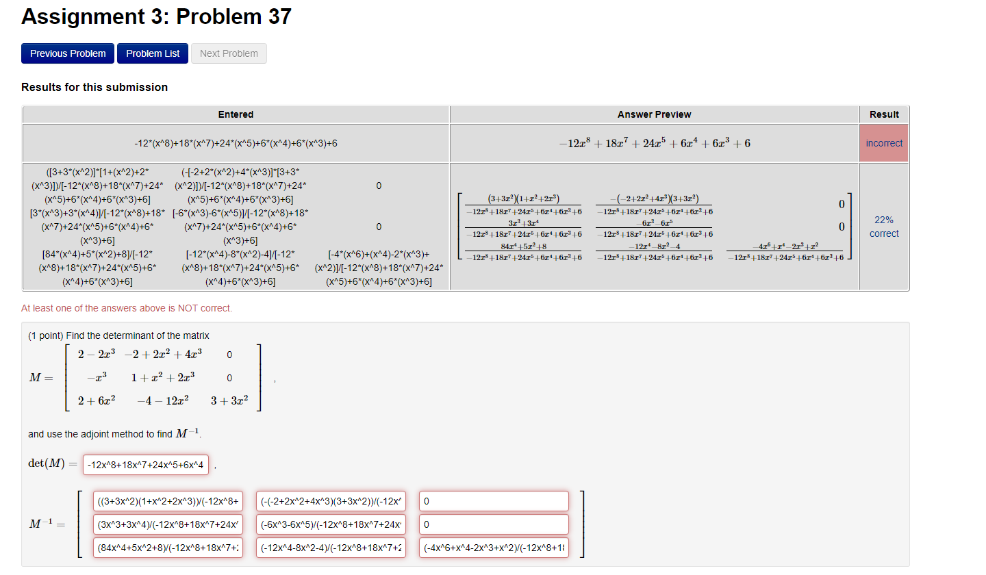 Solved Results for this submission At least one of the | Chegg.com
