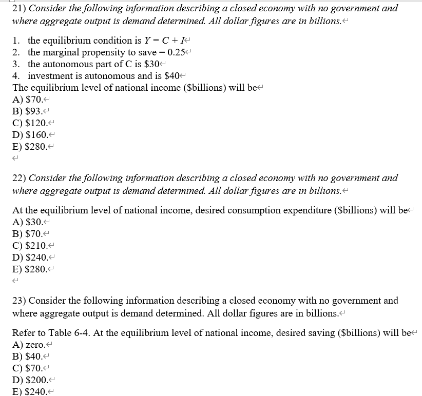 Solved 21) Consider the following information describing a | Chegg.com