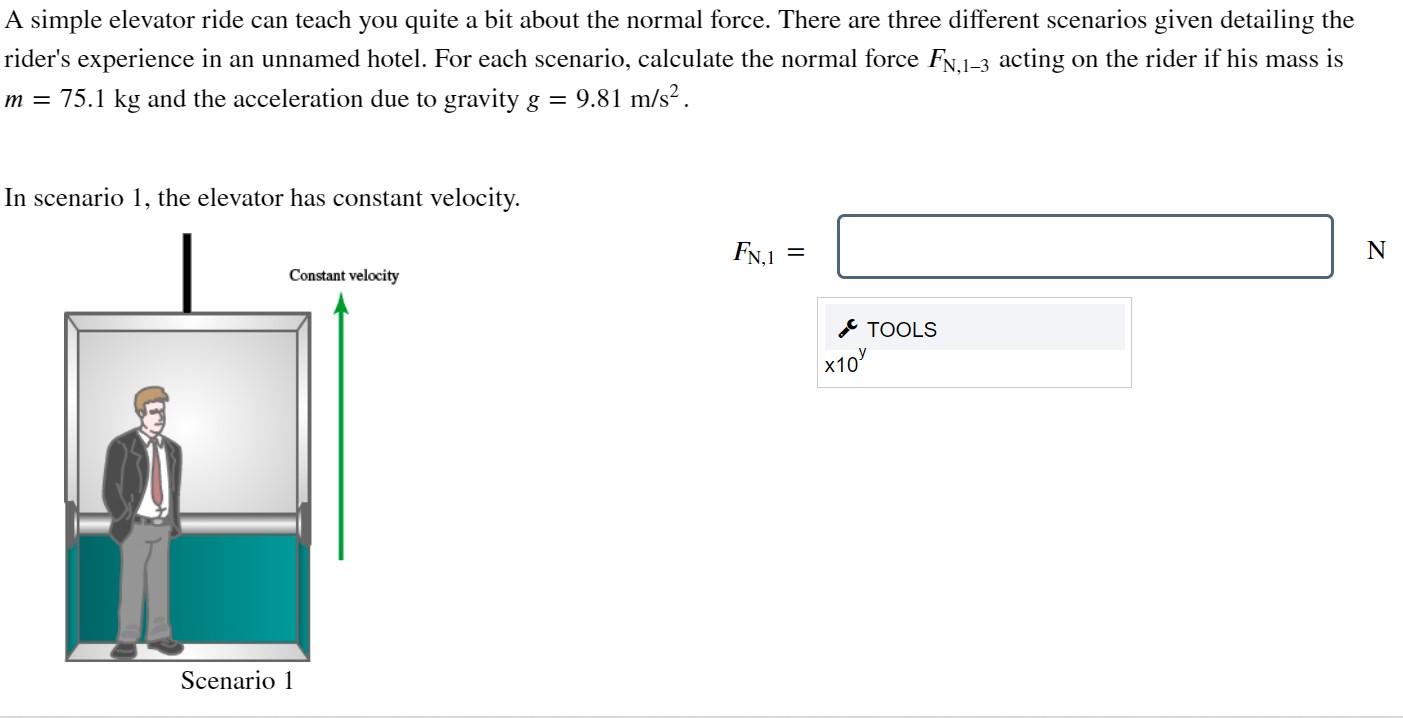 Solved A simple elevator ride can teach you quite a bit | Chegg.com