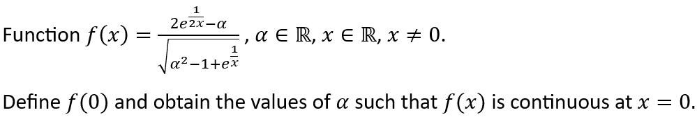 Solved Function \\( f(x)=\\frac{2 e^{\\frac{1}{2 | Chegg.com