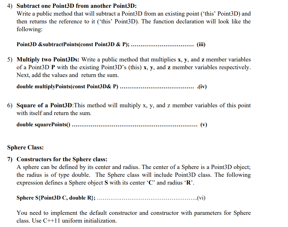 Solved I am stuck on the multiplyPoints() function and the | Chegg.com