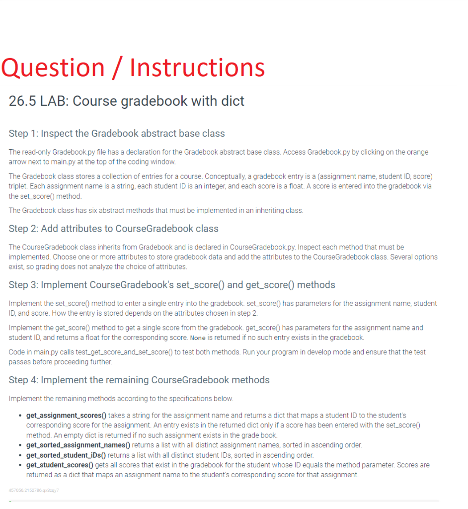 Solved Please solve for python. I tried to provide as much | Chegg.com