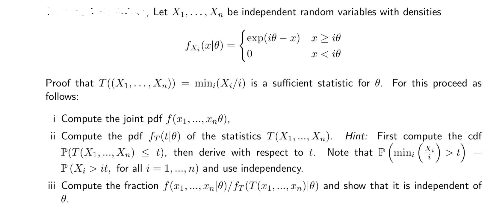 Solved Let $X_{1}, \ldots, X_{n}$ be independent random | Chegg.com