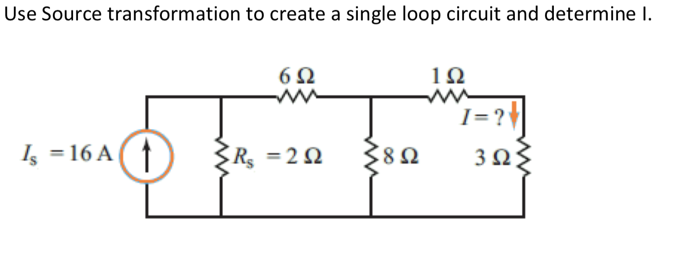 Solved Use Source transformation to create a single loop | Chegg.com