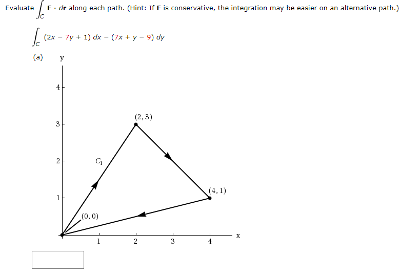 Solved Evaluate F. dr along each path. (Hint: If F is | Chegg.com