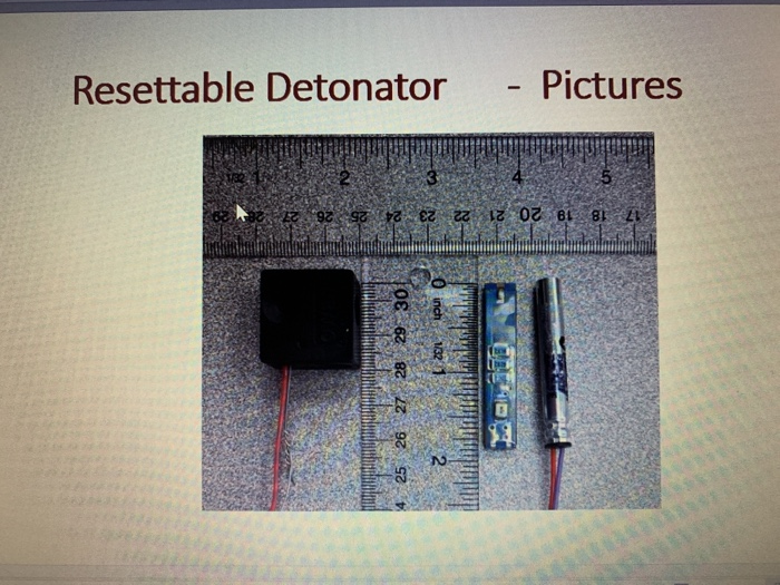 Solved Resettable Detonator - Project Design - Resettable | Chegg.com