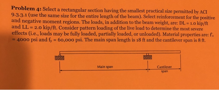 Solved Problem 4: Select a rectangular section having the | Chegg.com