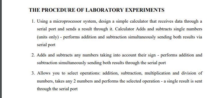 Solved 1 Using A Microprocessor System Design A Simple 0137