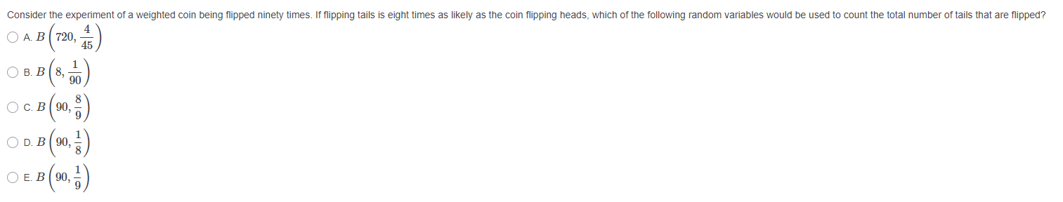 Solved Consider the experiment of a weighted coin being | Chegg.com