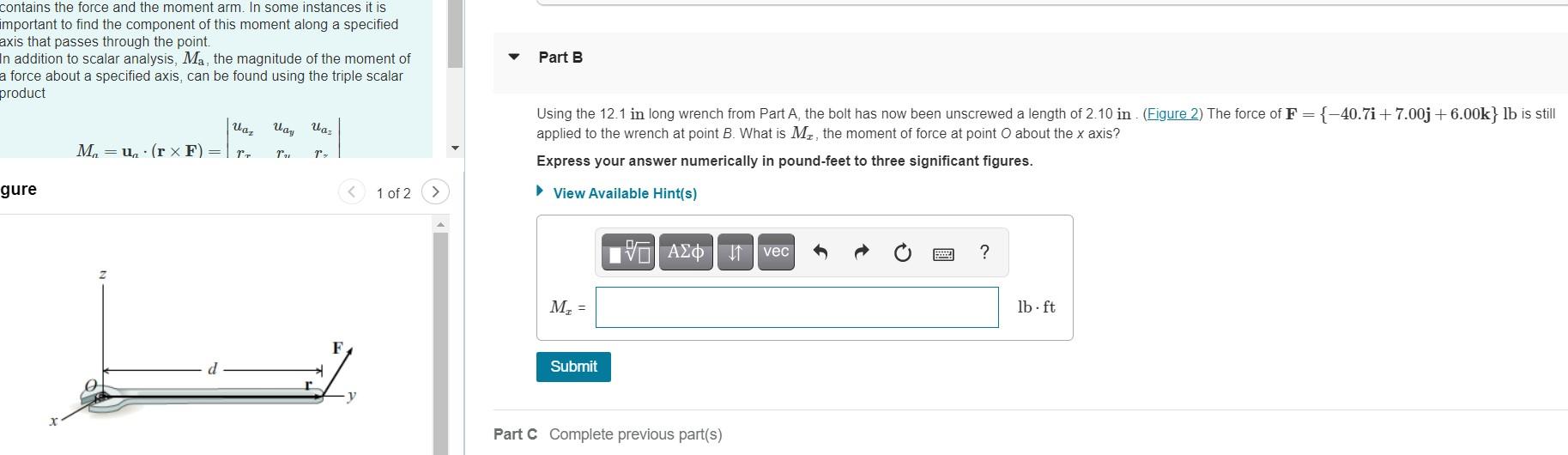 Solved contains the force and the moment arm. In some | Chegg.com