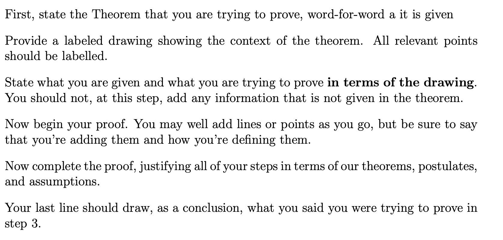Solved Using any axioms, definitions, and common notions we | Chegg.com