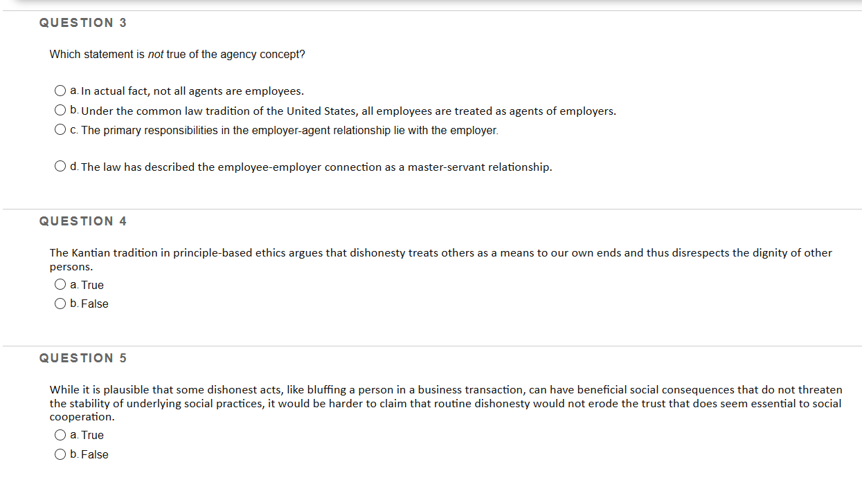 Solved QUESTION 1 Which of the following statements | Chegg.com