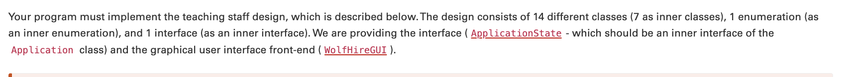 Solved edu.ncsu.csc216.wolf_hire.model.command. Sub-package | Chegg.com
