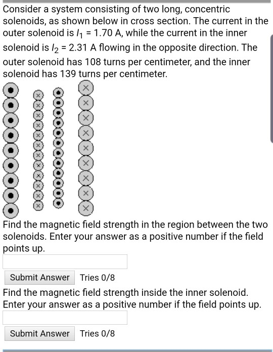 Solved Consider a system consisting of two long, concentric | Chegg.com