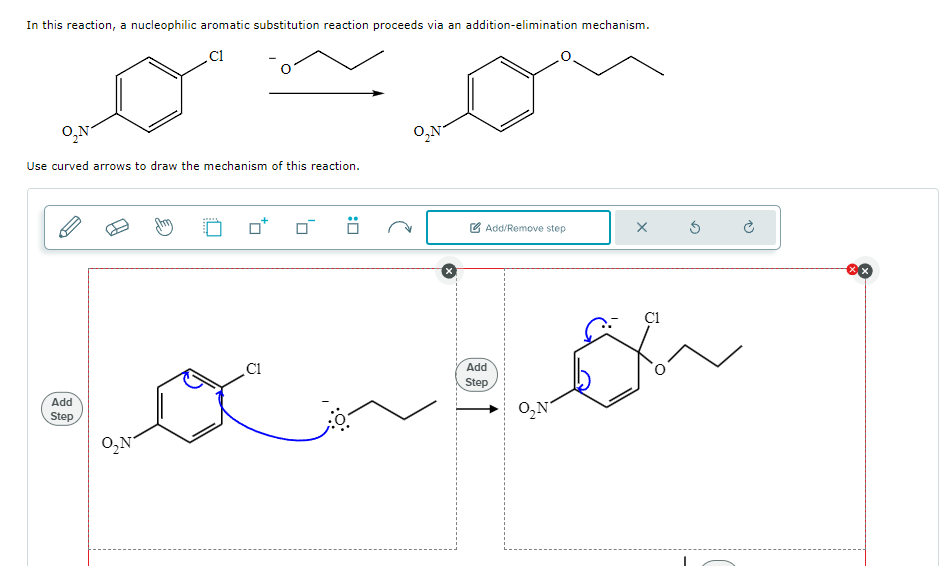 Solved In this reaction, a nucleophilic aromatic | Chegg.com