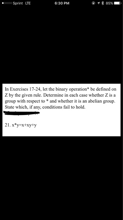 Solved Let the binary operation*be defined on Z by the given | Chegg.com