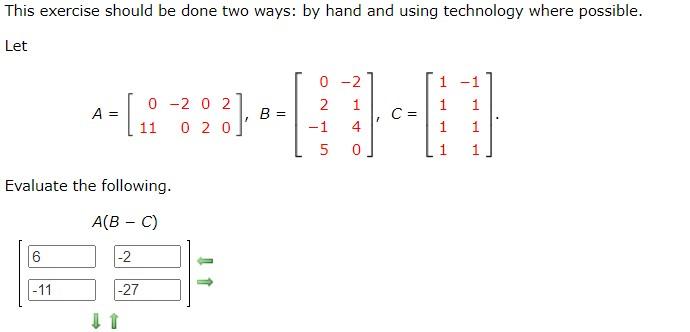 Solved This exercise should be done two ways: by hand and | Chegg.com