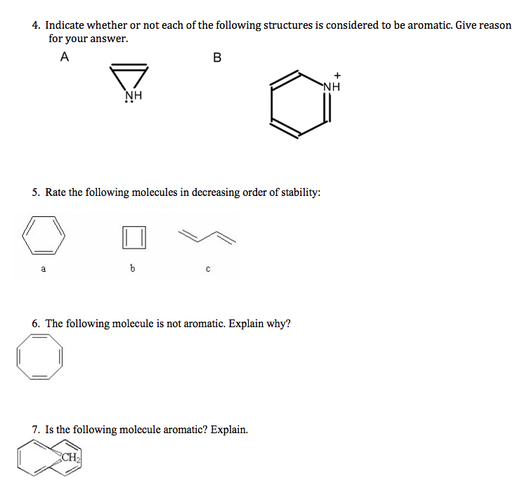 Solved 4. Indicate whether or not each of the following | Chegg.com