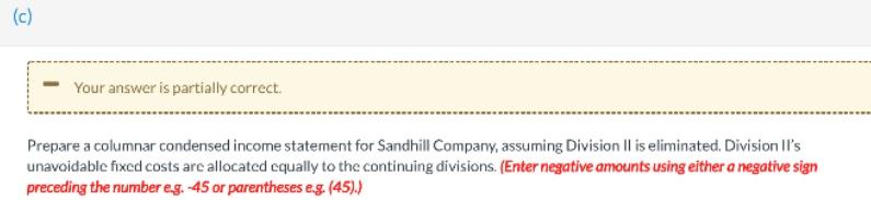 Solved Sandhill Company has four operating divisions. During | Chegg.com