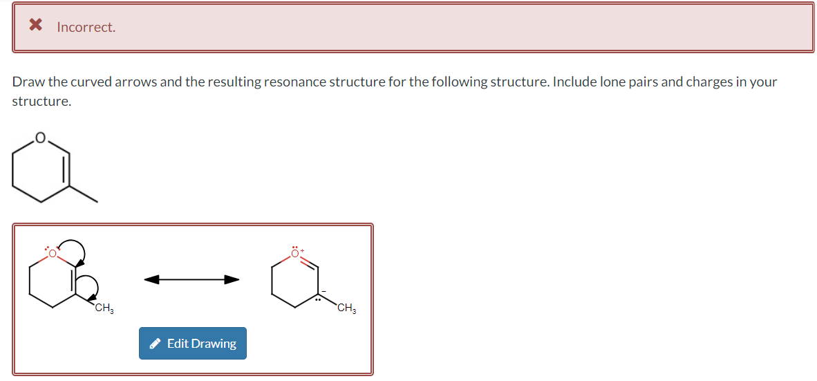Solved Draw the curved arrows and the resulting resonance | Chegg.com