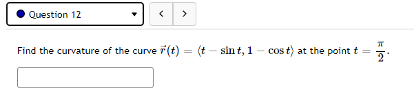 Solved Find the curvature of the curve r(t)= t−sint,1−cost | Chegg.com