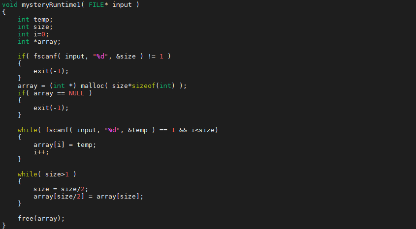 Solved what is the Big O Notation for this Code in C | Chegg.com