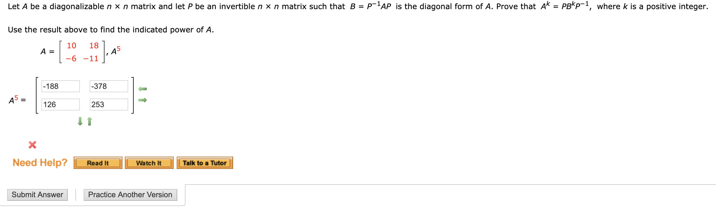 Solved Let A be a diagonalizable n x n matrix and let P be | Chegg.com