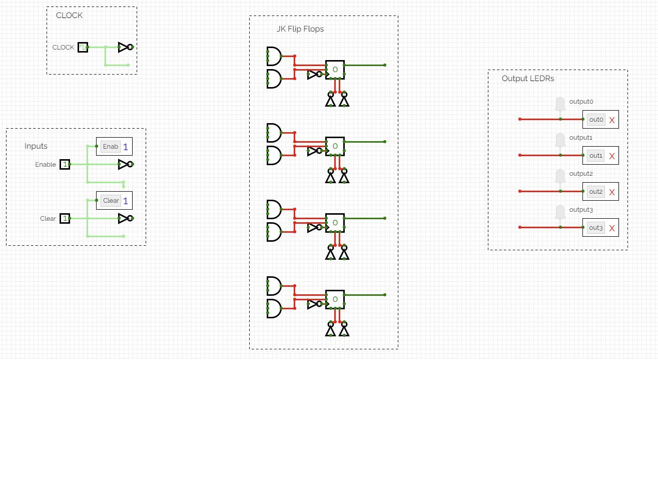 Solved Construct A 4 Bit Binary Counter That Counts Modulo 4454