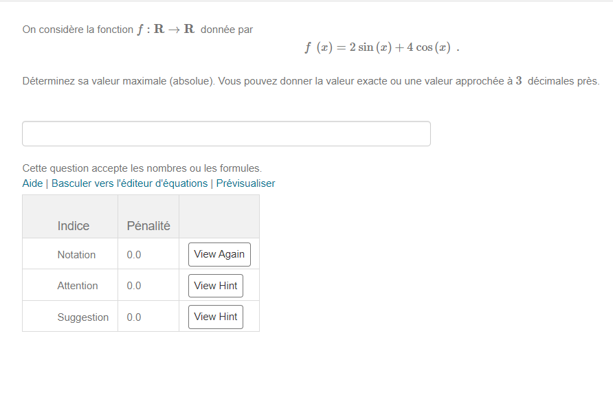 Solved On considère la fonction f:R→R ﻿donnée | Chegg.com