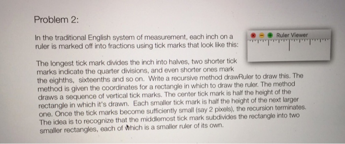 Solved Problem 1: Write a recursive method dec2bin that | Chegg.com