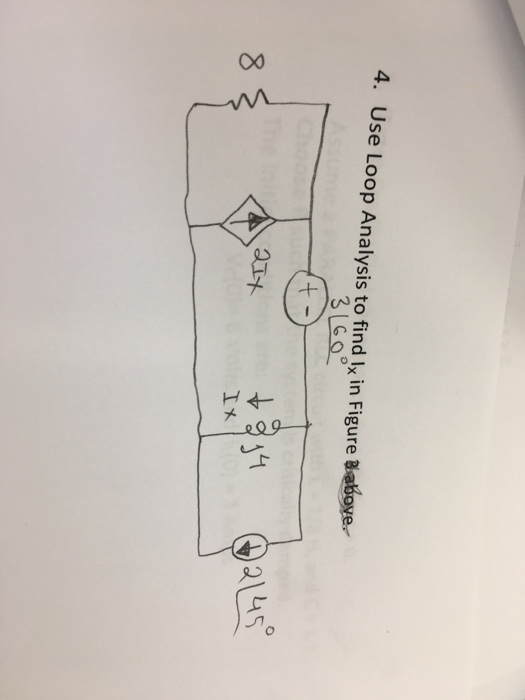Solved Use Loop Analysis to find I_x in Figure above. | Chegg.com Solved Use Loop Analysis to find I_x in Figure above. | Chegg.com