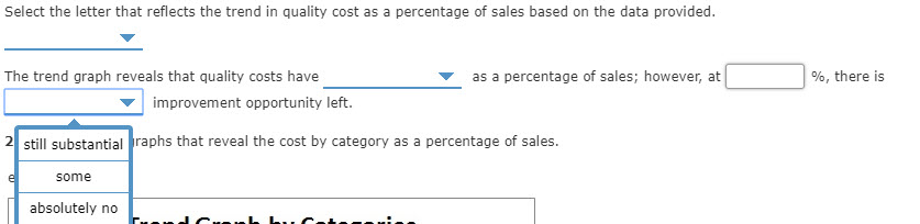 Quality Trend Report Objective Norris Company | Chegg.com