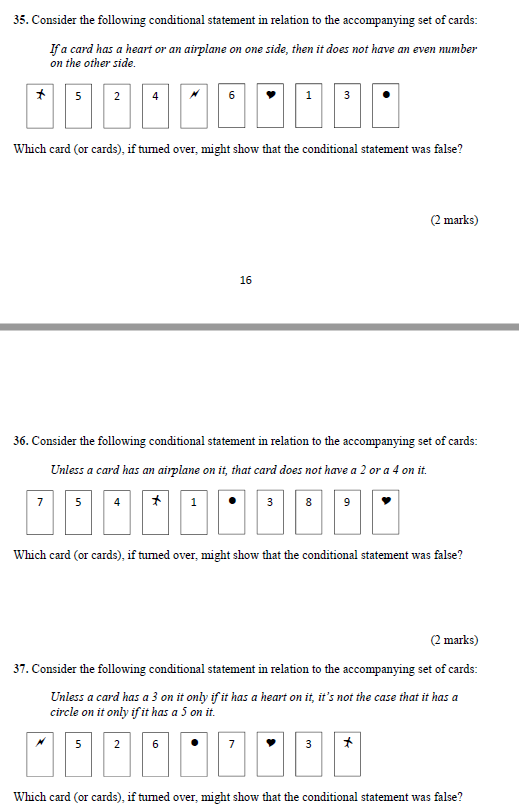 Solved 35 Consider The Following Conditional Statement In