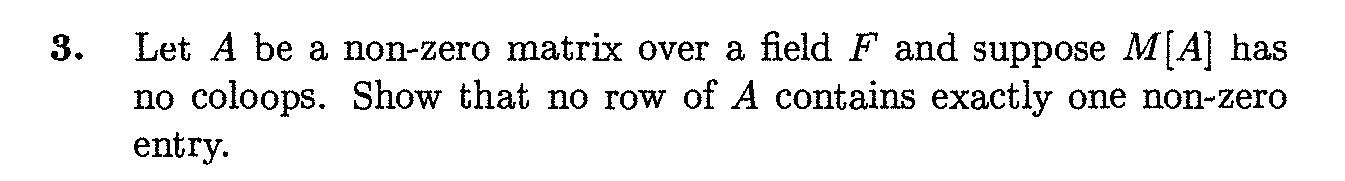 Solved I want an answer to this question from “Matroid | Chegg.com