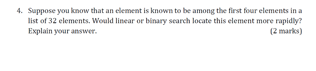 Solved 4 Suppose You Know That An Element Is Known To Be