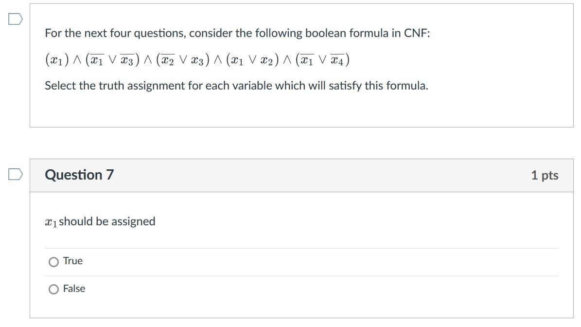 Solved For the next four questions, consider the following | Chegg.com