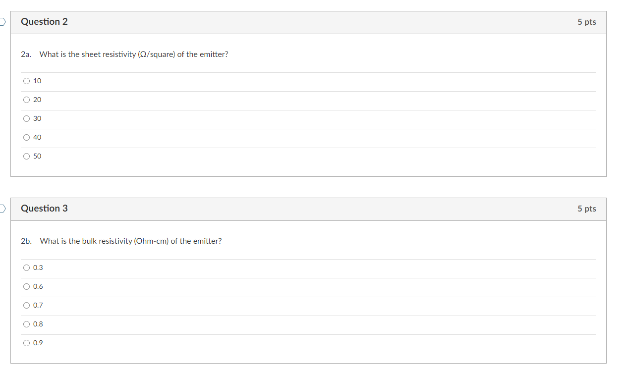 Solved 2. Suppose you are measuring surface resistivity of | Chegg.com