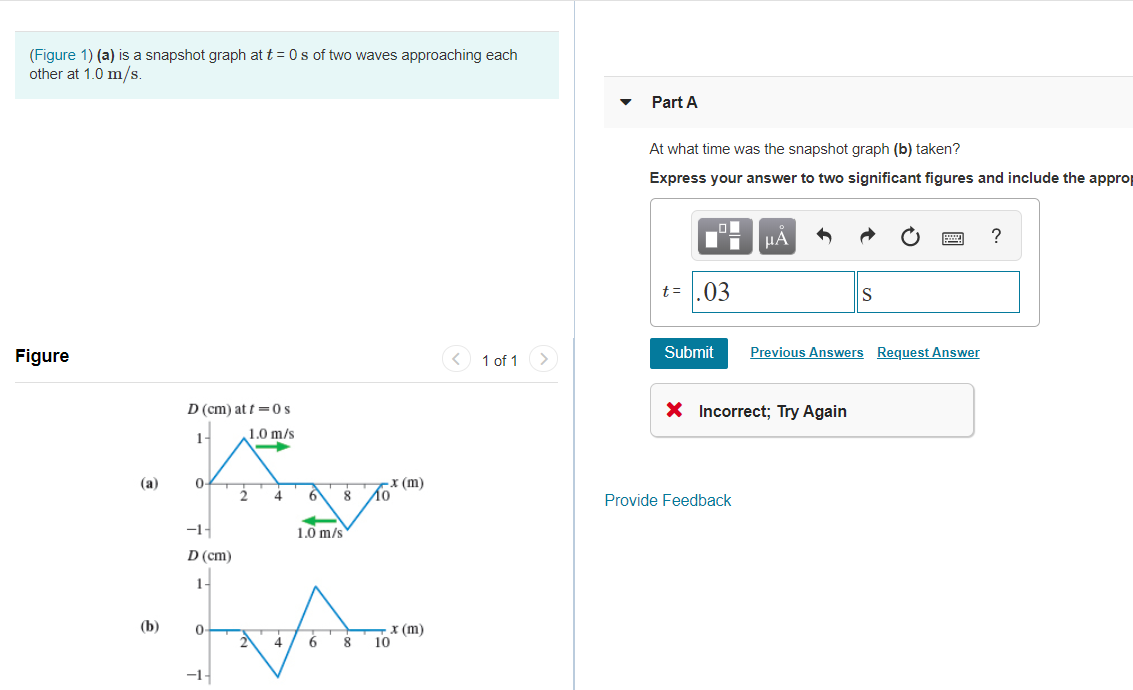 Solved (Figure 1) (a) is a snapshot graph at t = 0s of two | Chegg.com