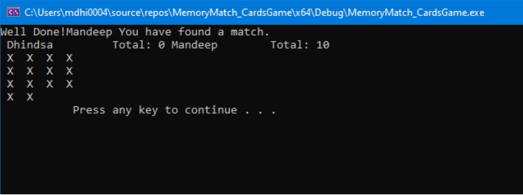 Solved MEMORY MATCH GAME IN C++ I NEED TO CREATE A GAME THAT | Chegg.com